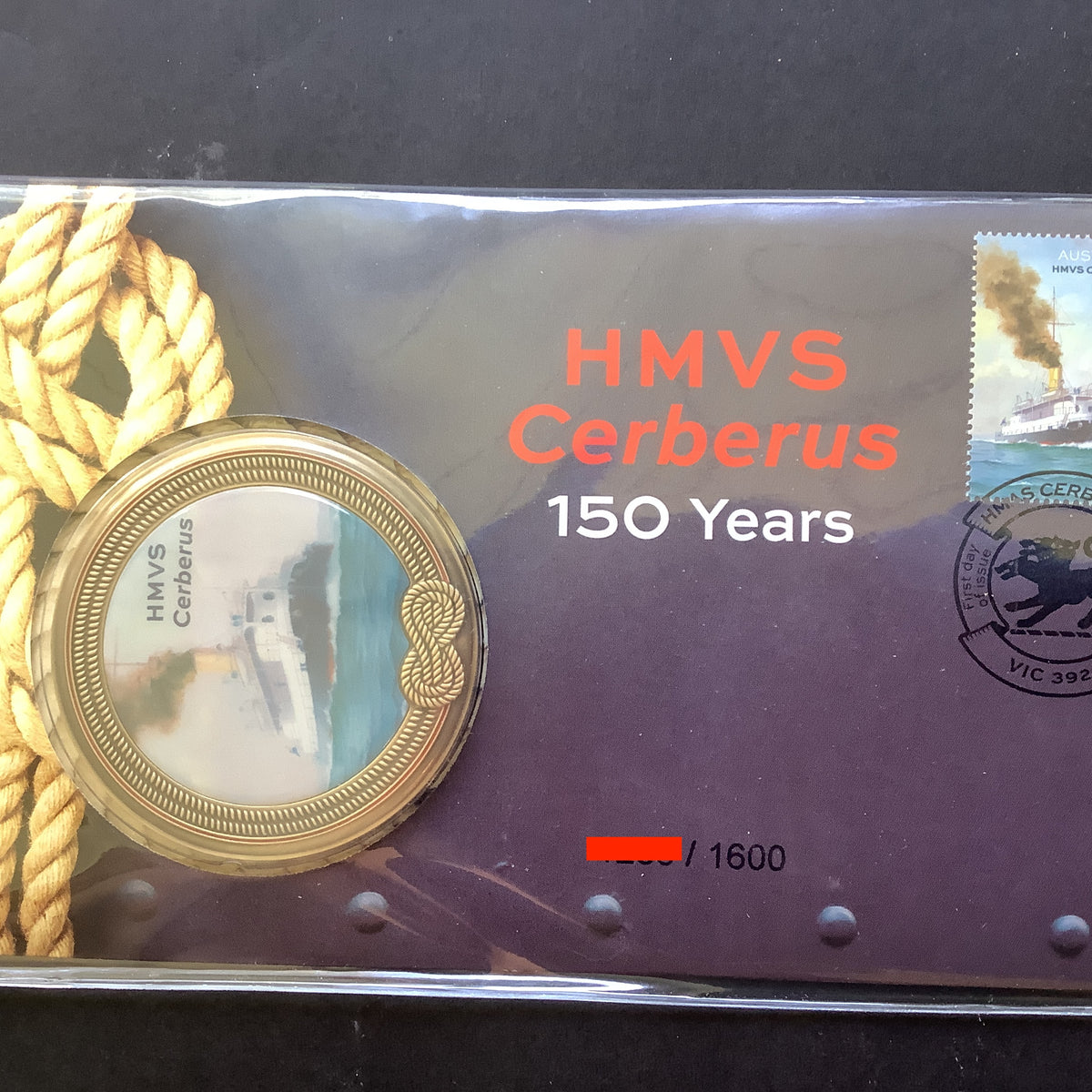 2018 HMVS Cerberus 150 years PNC/PMC – Ensleigh Coins