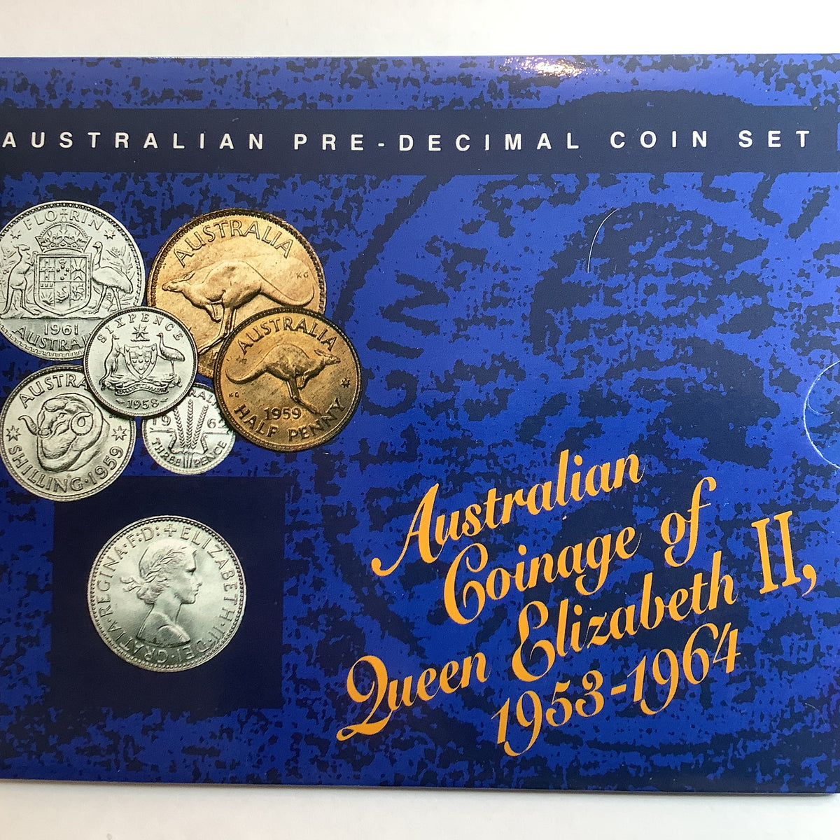 Australian Pre-Decimal Coin set. Coinage of Queen Elizabeth. 1953-1964 ...
