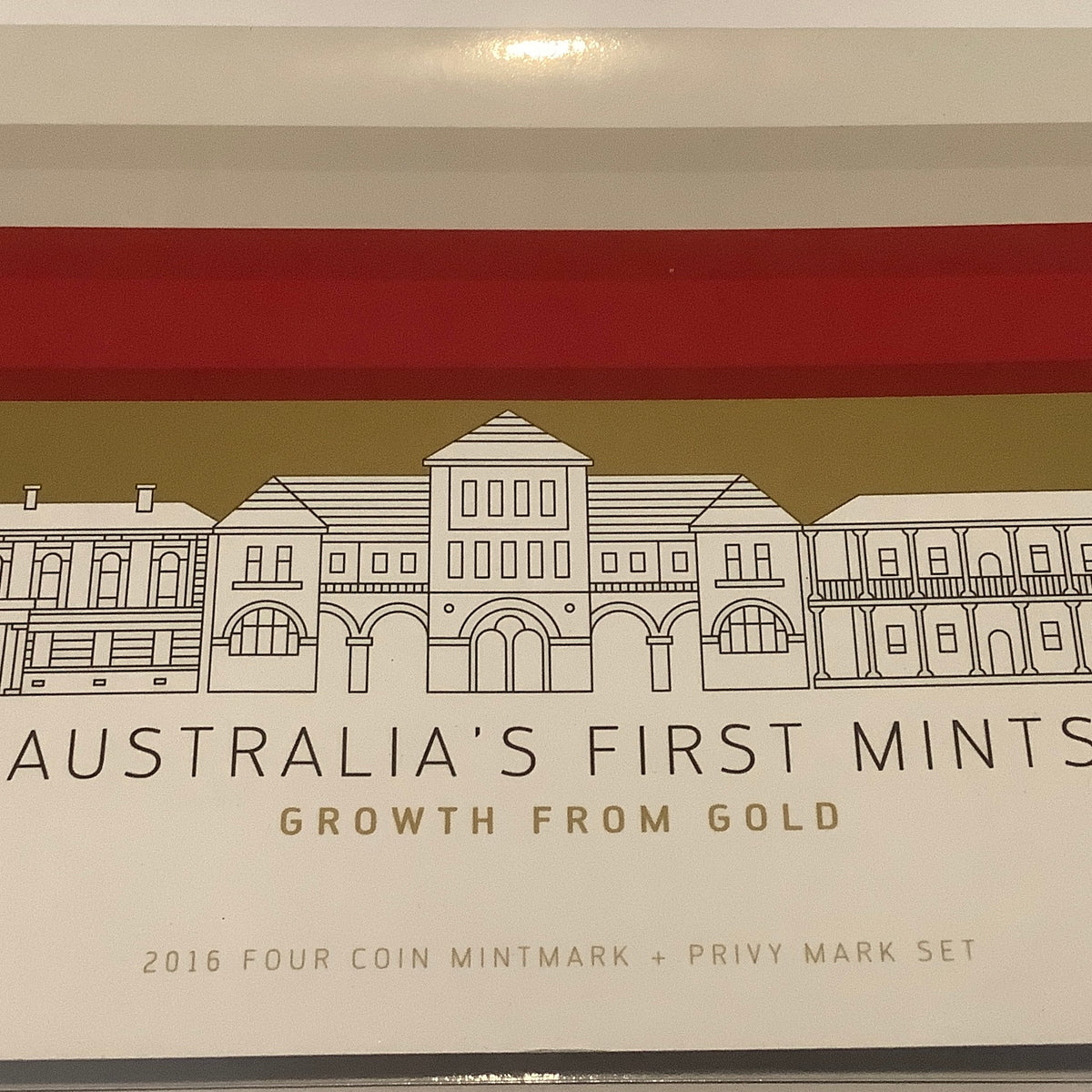 2016 Australia’s First Mints. Growth From Gold. 4 Coin Mintmark and Pr ...
