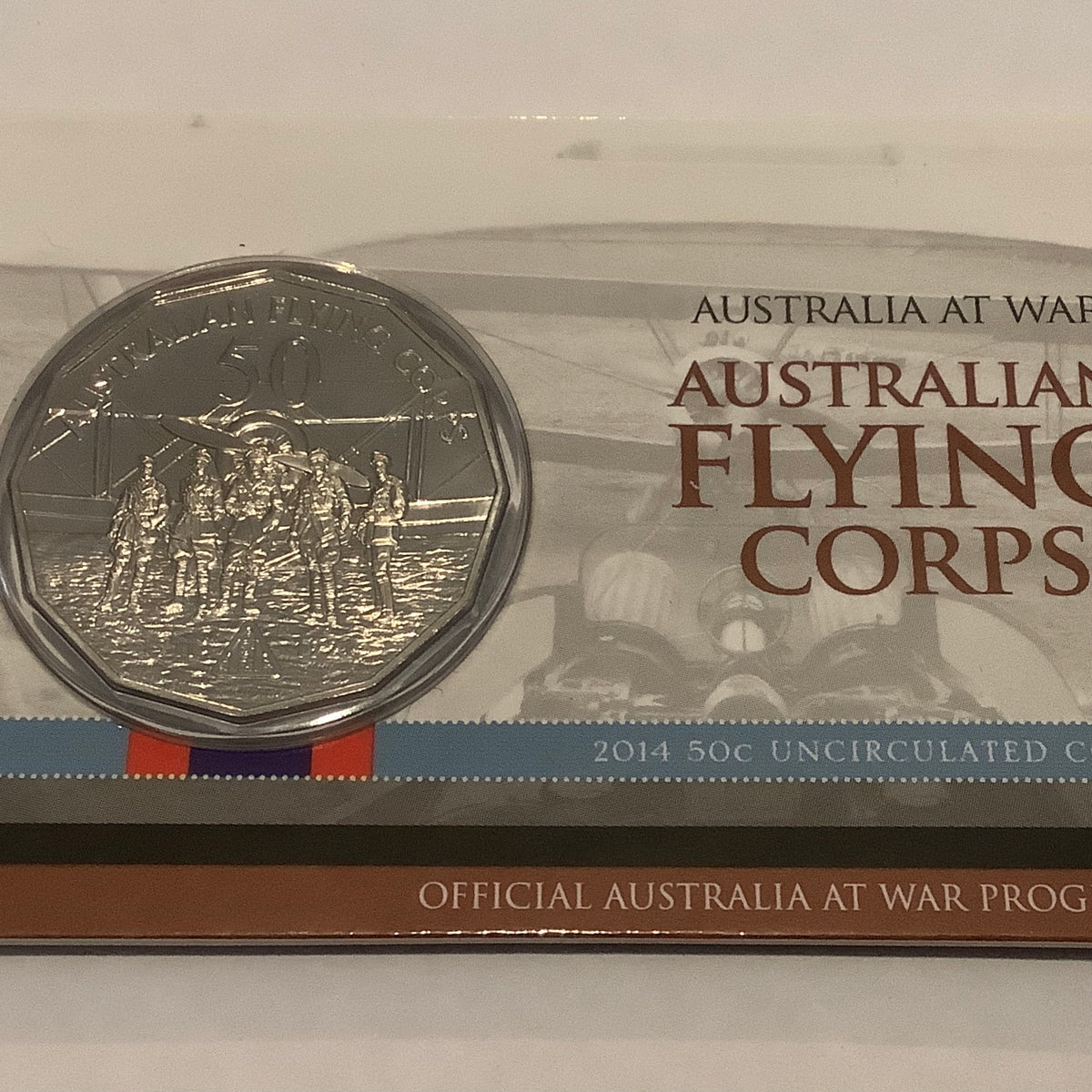 2014 50c Uncirculated Carded Coin. Australian Flying Corps. – Ensleigh ...