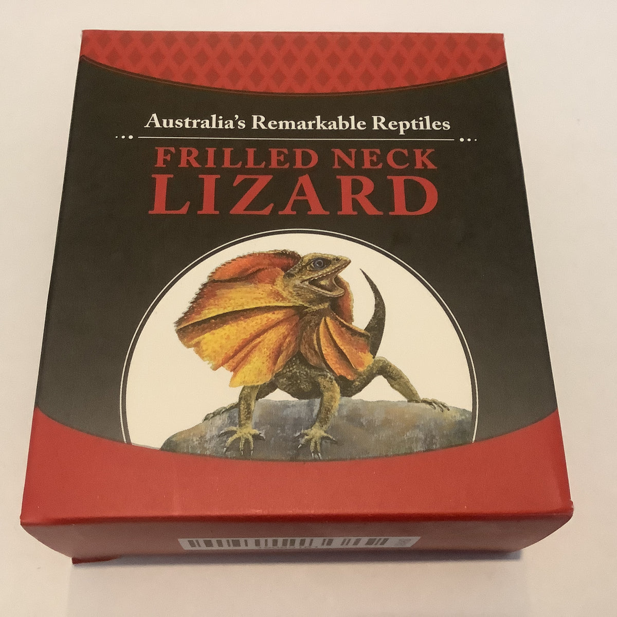 2013 $1 Australia’s Remarkable Reptiles. Frilled Neck Lizard Silver Pr ...