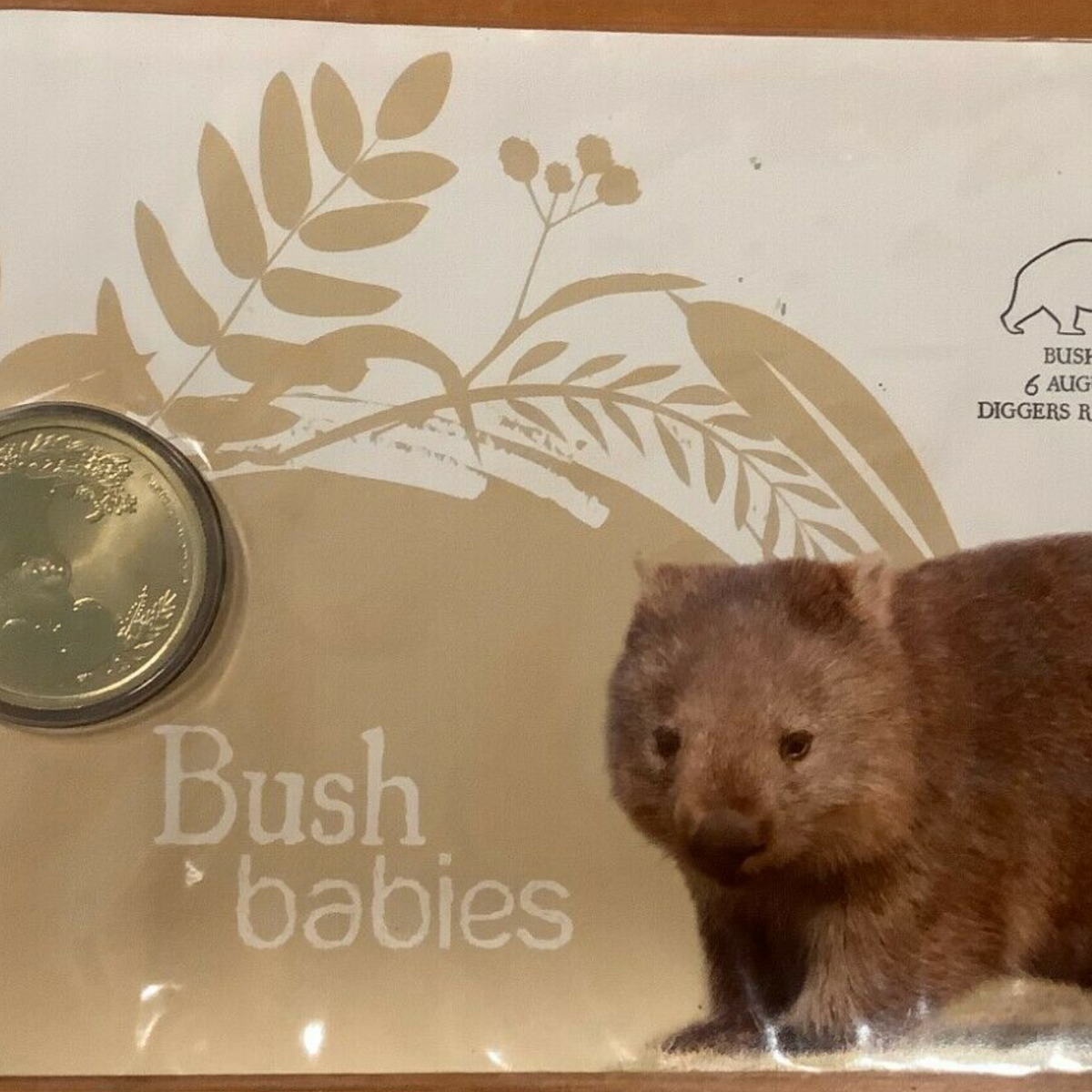 2013 Australia Bush Babies: Wombat PNC. – Ensleigh Coins