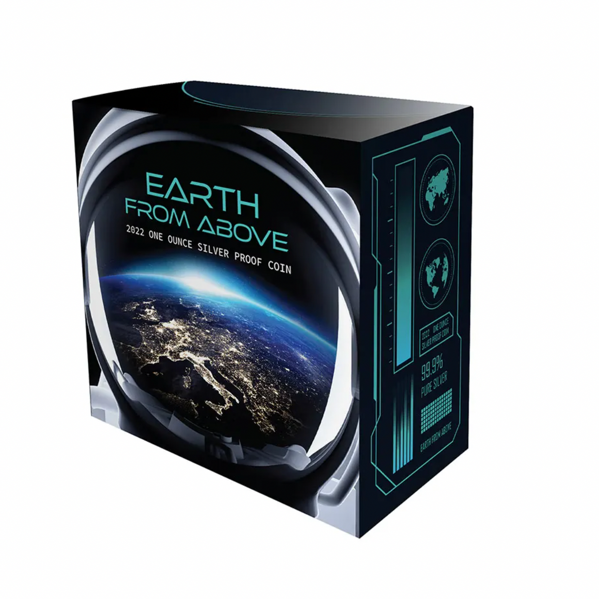 2022 Earth From Above $1 1oz Silver Proof Coin – Ensleigh Coins