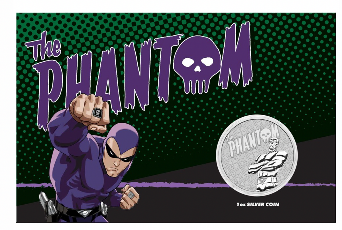 2022 The Phantom 1oz Silver Coin in Card – Ensleigh Coins